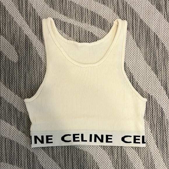 Celine | Tops | Celine Knitted Tank | Poshmark